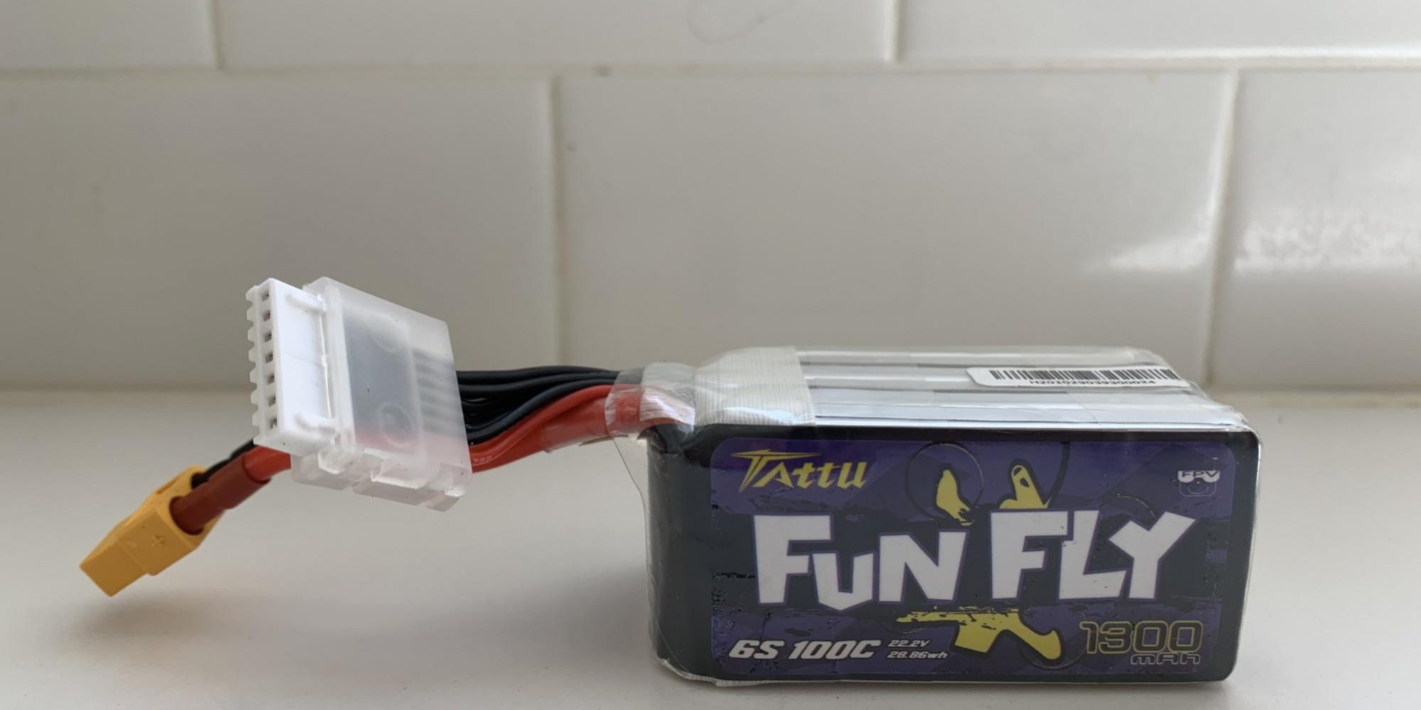 Tattu FunFly 1300mAh 6S1P 100C Lipo Battery, The Best Value 6s Lipo ...