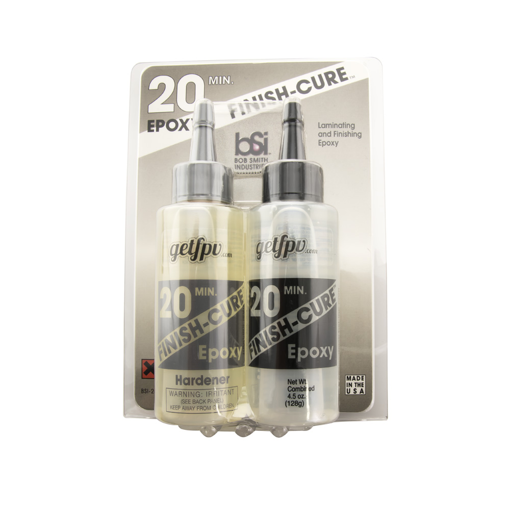 20 min. FINISH-CURE™ Epoxy + Hardener