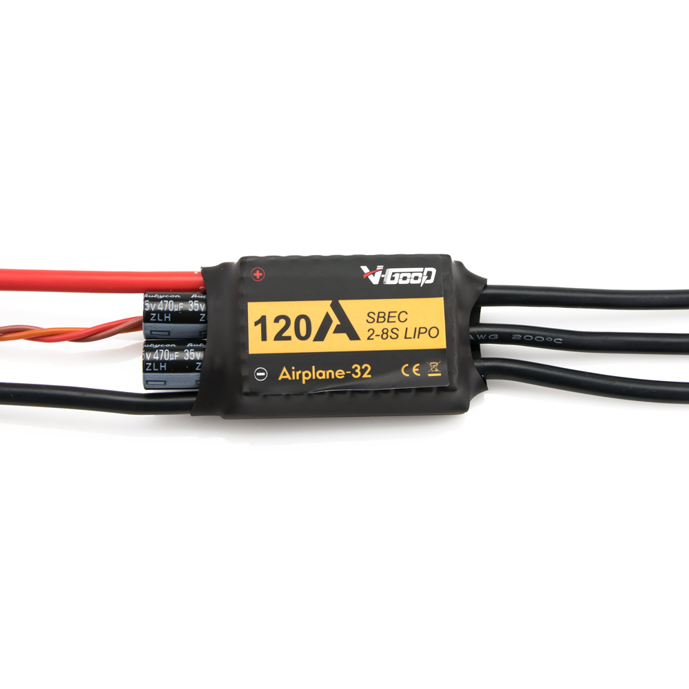 V-Good RC 32-Bit 120A 2-8S Brushless ESC for RC Airplane