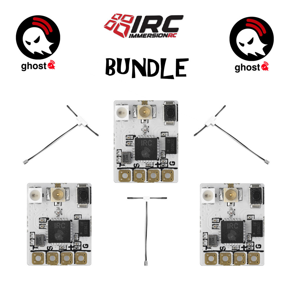 ImmersionRC Ghost Atto Receivers + qT Antennas Bundle