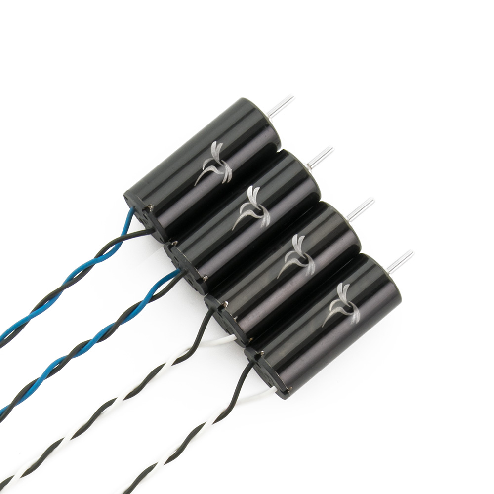 Lumenier RX0820-12 Black Chrome Micro Brushed Motor Set (2 CW, 2 CCW)